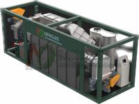 China Skid Mounted Remote Monitoring Biomass Pyrolysis Biochar Carbonization Plant with Biomass Dryers for sale