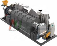 China Skid Mounted Remote Monitoring Biomass Pyrolysis Biochar Carbonization Plant with Biomass Dryers for sale