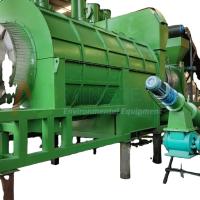 China Continuous Air Flow Pyrolysis Biochar Production Equipment Fuel Biomass Gas Electricity for sale