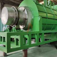 China Continuous Air Flow Pyrolysis Biochar Production Equipment Fuel Biomass Gas Electricity for sale