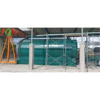 China High Productivity Plastic Tire Recycle Machine And Pyrolysis Plant With Water Cooling for sale