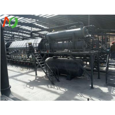 China 22kw/h Power Consumption Tire Recycling Equipment for High Productivity Pyrolysis Plant for sale