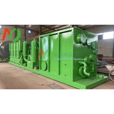 China 1-2 Tons Capacity Waste Rubber Tire Plastic Pyrolysis Machine For Recycling To Diesel for sale