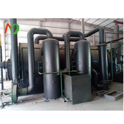 China 8-10 TPD Capacity Pyrolysis Plant for Waste Tire and Plastics to Generate Final Products for sale