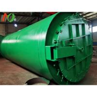 China 15000 KG Weight Batch Type Waste Tyre Pyrolysis Plant for Rubber Recycling Machinery for sale