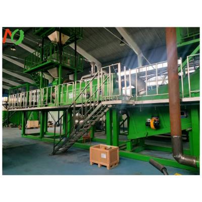 China Convert Plastic to Fuel Oil with Fully Continuous Tire Recycling Machine in 38000 KG for sale