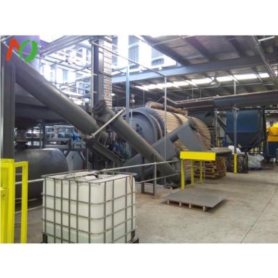 China Batch Type Multifunction Waste Plastic Plant Pyrolysis Machine with 20000 KG Weight for sale