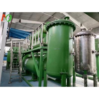 China Fully Continuous Waste Tire Pyrolysis Plant for Fuel Oil Steel Carbon Back Production for sale
