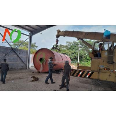 China 20 Tons Used Car Tyre to Oil Recycling Machine for Arica Installation and Application for sale