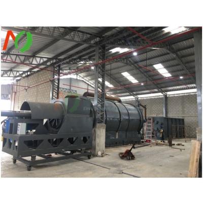 China Small Scale Waste Plastic Pyrolysis To Fuel Oil Machine with Reactor Size D2.6m*L6.6m for sale