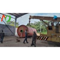 China Small Scale Waste Plastic Pyrolysis To Fuel Oil Machine with Reactor Size D2.6m*L6.6m for sale