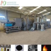 China 30000 KG Waste Tire Pyrolysis Plant Converts Solid Waste to Final Product 4 Steel Wire for sale