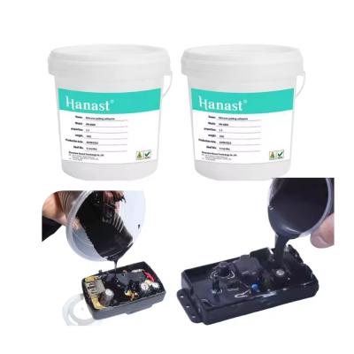 China 2 Part Clear RTV Silicone Potting Compound Material Insulation Waterproof 10:1 for sale