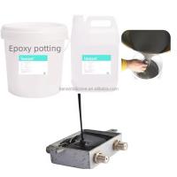 China OEM Silicone Black Epoxy Potting Compound Resin Glue 5:1 For Electrical Led Driver High Hardness Potting Glue for sale