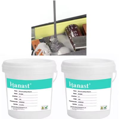China Two Component 10:1 RTV 2 Clear Potting Epoxy Resin Silicone Compound Encapsulant Raw Material For LED Driver for sale