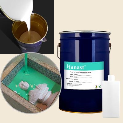 China Gypsum Crafts Room Temperature Vulcanizing Tin Cure Silicone Rubber Liquid RTV2 25KG/Drum for sale