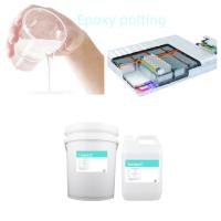 China Two Component Epoxy Potting Compound Resin Thermal Conductive Clear Black Liquid for sale