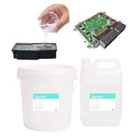 China Two Component Epoxy Potting Compound Resin Thermal Conductive Clear Black Liquid for sale