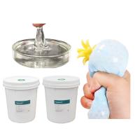 China 20kg Reusable Squishy Silicone Gel Transparent Liquid 2 Component for sale