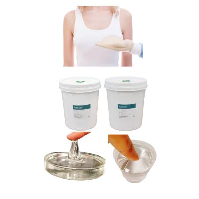 China Reusable Medical Boobs Silicone Squishy Maker Gel Heat Cured Silicone Rubber for sale