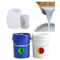 China Bulk RTV2 Platinum Silicone Rubber Liquid For Making Gypsum Concrete Crafts Mold for sale