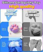 China Silicone Squeeze Toys Slow Rebound Non-toxic Custom Food Grade Platinum Curing Silicone Gel for sale