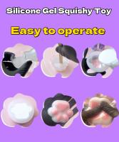 China Silicone Squeeze Toys Slow Rebound Non-toxic Customized Food Grade Safety Silicone Gel Autism Sensory Play Toys for sale