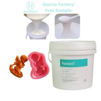 China Silicone Liquid For Mould Making Translucent Tin Silicone 100:2 Silicone Rubber For Soap Mold Gypsum Handicrafts Mold for sale
