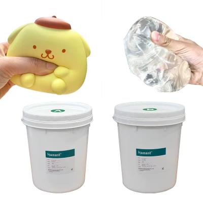 China Squishy Gel Silicone 1:1 Transparent For Squishy Sensory Fidget Toys For Relaxation & Focus Adults Children for sale