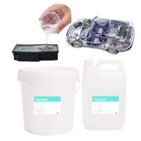 China OEM Silicone Black Epoxy Potting Compound Resin Glue 5:1 For Electrical Led Driver High Hardness Potting Glue for sale