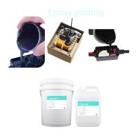China OEM Silicone Black Epoxy Potting Compound Resin Glue 5:1 For Electrical Led Driver High Hardness Potting Glue for sale
