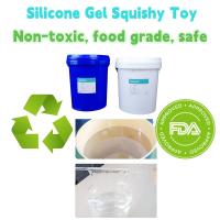 China Food Safe Liquid Silicone 200KG Squishy Bulk Silicone Rubber Gel Liquid 1:1 For Craft Toys for sale