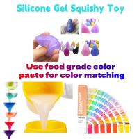 China Food Safe Liquid Silicone 200KG Squishy Bulk Silicone Rubber Gel Liquid 1:1 For Craft Toys for sale