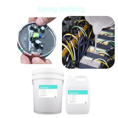 China epoxy potting material Glue With Low Viscosity Long Operational Time Suitable for Transformers Resistors Filters Electronic Appliances for sale