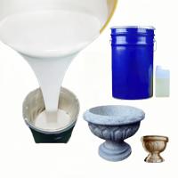 China Translucent Mold RTV2 Silicone Rubber Good Adsorption Silicone Rubber Liquid 100:2  Building Materials Industry Plaster Cement Molds Making for sale