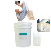 China Tin Cured Liquid Silicone  Rubber 100:2 For Cement Cultural Stone Molds High Tear Resistance Liquid Silicone for sale