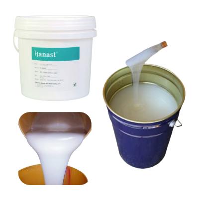 China Bulk Liquid Silicone 100:2 Tin Cure Silicone Translucent Rtv 2 Molding Silicone Rubber For Molds Heat Cured for sale