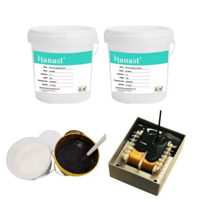 China HN-8806A/B Two-Component Silicone Potting Compound,  available in white/grey/black, with 0.76 w/m.k thermal conductivity, ideal for electronic component protection. for sale