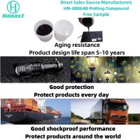 China HN-8806A/B Two-Component Silicone Potting Compound,  available in white/grey/black, with 0.76 w/m.k thermal conductivity, ideal for electronic component protection. for sale