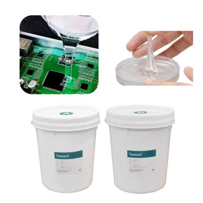 China Load Cell Gel Silicone Electrical Insulation Silicone Gel 1:1  10 Shore A Transparent Silicone Thermal Gel for sale