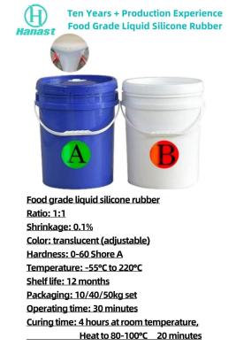 China 1:1lsr Silicone  5 Shore A Platinum Cure Silicone Rubber Food Grade Liquid OEM For Chocolate Mold for sale