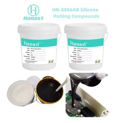 China 1.0 Thermal Conductivity Potting Silicone For PCB Flame Retardant Silicone Potting Compound For Electronic Components for sale