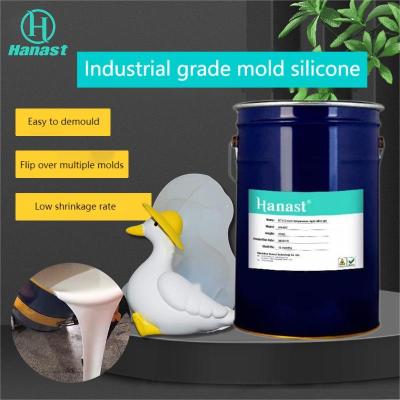 China RTV2 Condensation Cure Liquid Silicone Rubber Corrosion Resistant Long Service Life For Resin Craft Candle Molds for sale