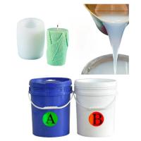 China 10 Shore A Food Grade Platinum Cure Liquid Silicone Rubber 1:1 Mix Ratio Low Shrinkage for Candle Mold Wholesale for sale