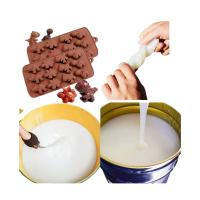China Food Safe Liquid Silicone Platinum 1:1 LSR Rubber 20 Shore A Raw Material for Chocolate ＆ Candy Molds Making for sale