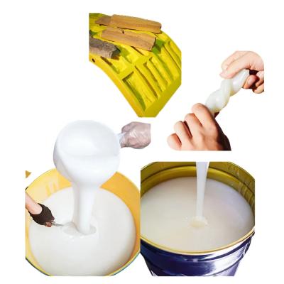 China 25 Shore A Platinum Cure Silicone Rubber with 1:1 Mix Ratio and 24 kN/m Tear Strength for Artificial Culture Stone Molds for sale
