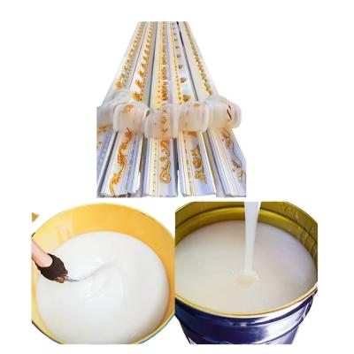 China 30 Shore A Platinum Cure Silicone Rubber with 1:1 Mix Ratio for Culture Stone Wall Tile and Brick Veneer Molds for sale