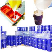 China Tin Cure Silicone Rubber RTV2 30 Shore A Transparent Liquid for Epoxy Polyester Resin Molds for sale