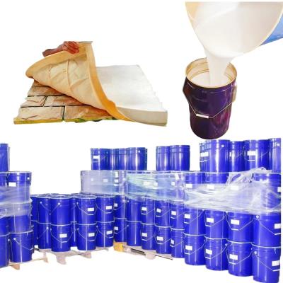 China 30 Shore A Tin Cure Silicone Rubber with 100:2 Mix Ratio for Cement Wall Tile Molds for sale