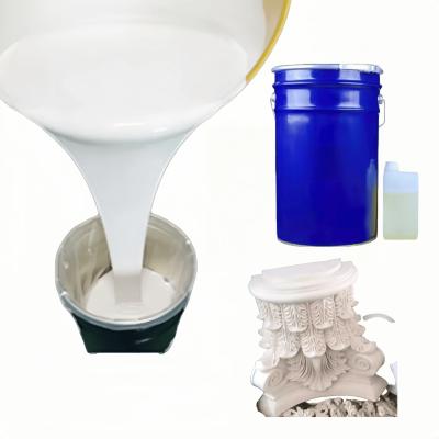 China 20 Shore A Two Parts RTV2 Tin Cure Silicone Rubber Liquid for Resin Mold Crafts High Elongation for sale